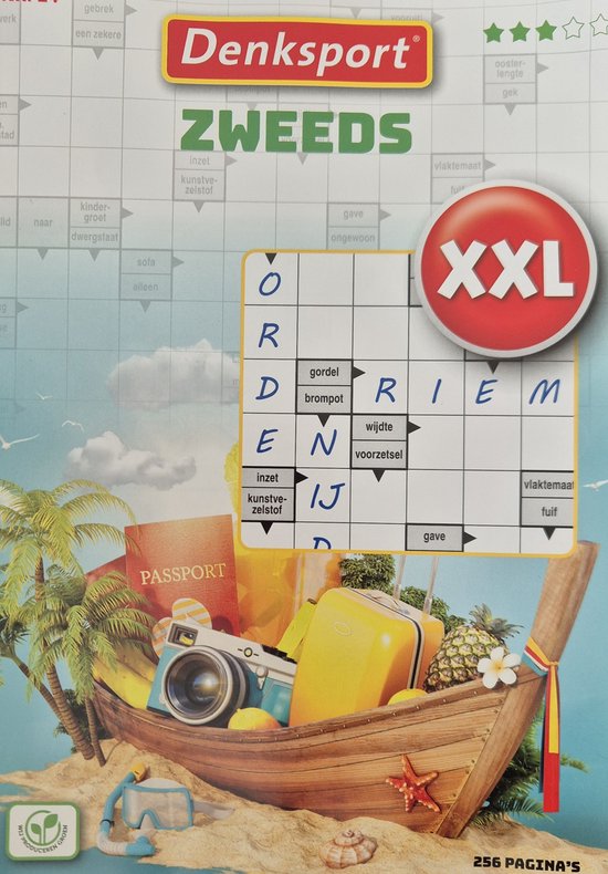 Denksport XXL Zweeds 256 Pagina's puzzelplezier | bol