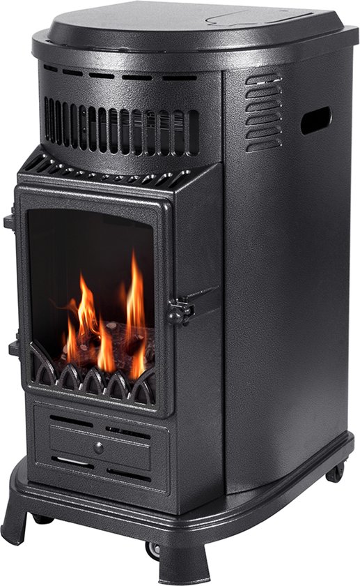 Mobiele gaskachel Toscane - potkachel & sfeerhaard - snoerloze ...