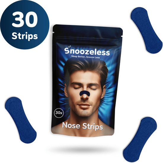Snoozeless Neusstrips – Neuspleisters tegen Snurken & voor Sport ...
