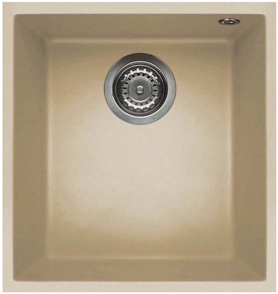 Elleci Quadra 100 Undermount Onderbouwspoelbak Rechthoekig Keratek plus ...