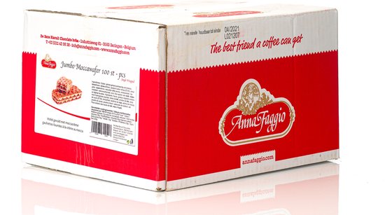 Anna Faggio Jumbo Moccawafer 100st | bol