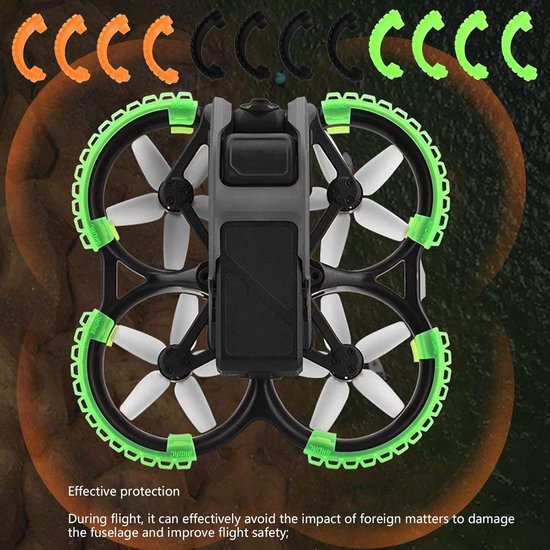 Secure Flight Propeller Guard Ring for DJI Avata (Orange) by Propeller ...