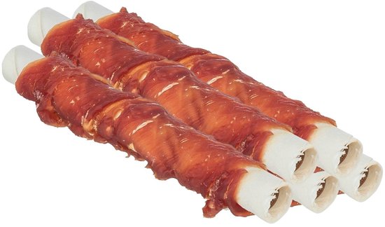 12 cm 100 st Trixie denta fun stick met eend en kippenlever | bol