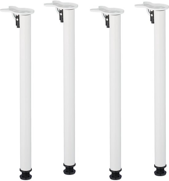 tafelpoten inklapbaar - set van 4 - 71 x 5 cm - metaal - tot 160 kg ...