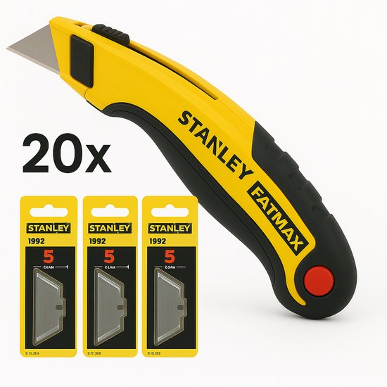 Stanley Mes - FatMax - Werkmes - uitschuifbaar - Incl. 20 reserve ...