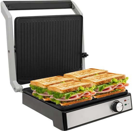 Royalty Line® PG7933 Tosti Apparaat XL Voor 4 Tosti's - Contactgrill ...