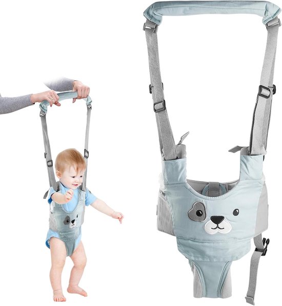Baby Walking Aid - Adjustable with Safety Clasp - Hand Operated ...