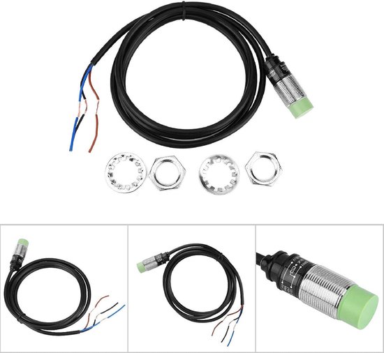 PR18-8DN Proximity Switch Inductive 3 Wire NO NPN Sensor Hall Sensing ...