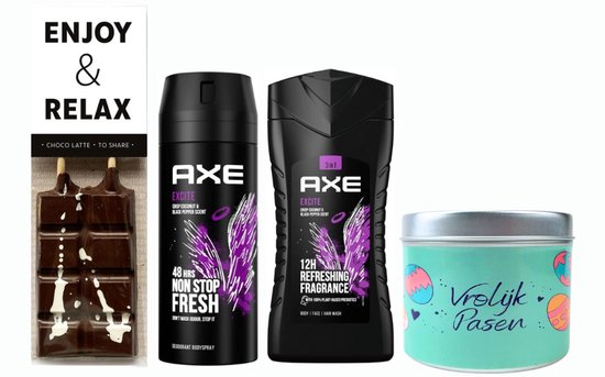 Axe Cadeauset Excite Pasen - Axe Deo Spray 150 ml Excite - Axe ...