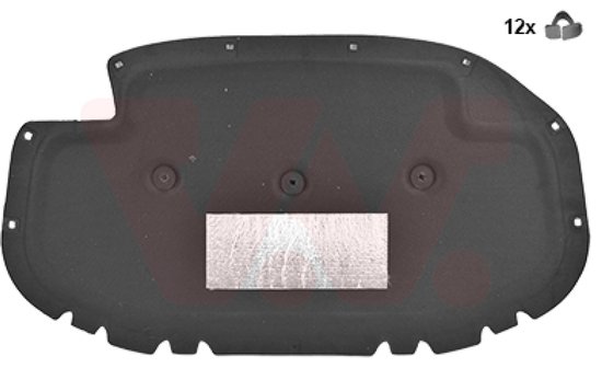 Van Wezel - MOTORRUIMTE ISOLATIE VOOR VW GOLF VII 2012-2017 5G0863831 | bol