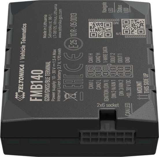 Teltonika FMB140 GPRS/GNSS tracker met CAN data lezer | bol