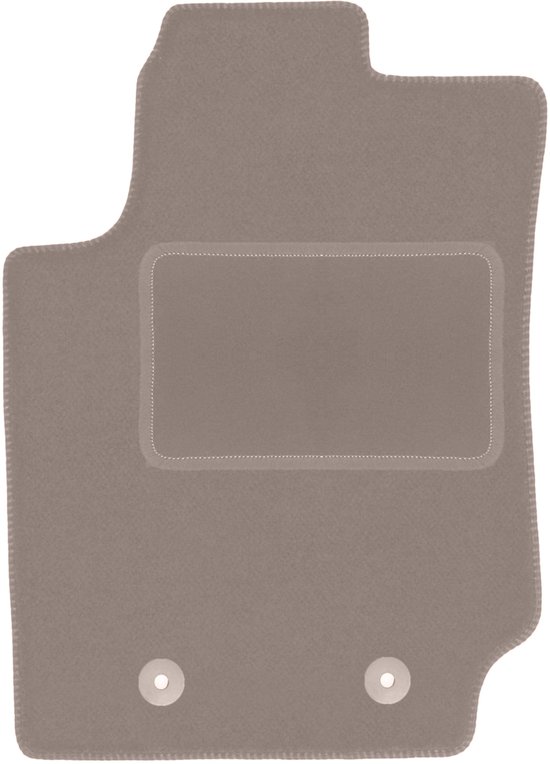 Beige bestuurdersmat voor: Ford Ranger Raptor pick-up (2019-) | bol