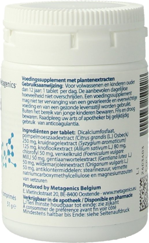 Metagenics Paracid - 45 tabletten | bol