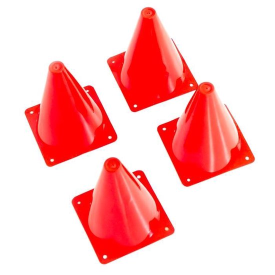 Cones rood per set van 4 | bol.com