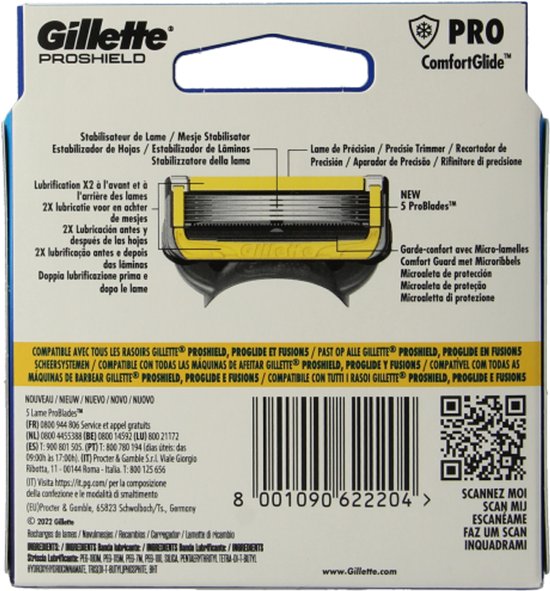 Gillette Pro shield mesjes - Regular | bol