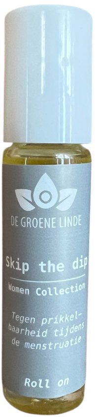 De groene linde - skip de dip roll on - etherische olie roller - menstruatie - 10ml | bol