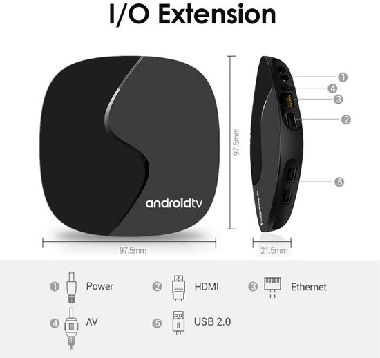 Streaming IPTV Box – Nieuwste Android 15 | 4K Mediaspeler met Dual-band ...