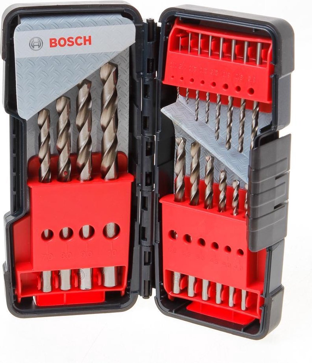 Bosch HSS-G borenbox 18-delig diameter 1-10mm (Prijs per stuk) | bol.com