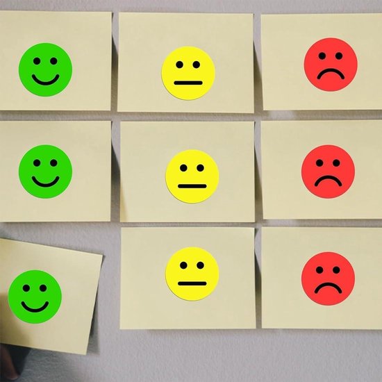 Set van 1200 vrolijke/bedroefde emoji glimlachende gezichtssticker ...