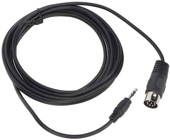 8-polige DIN-MIDI-stekker naar 3,5 mm stereo jack audiokabel - 24 meter | bol