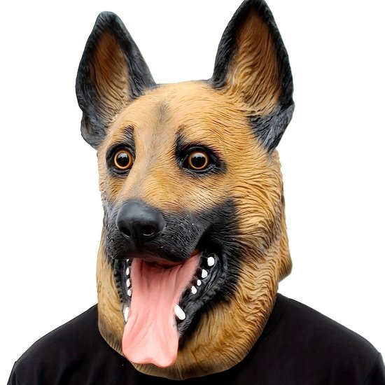Duitse Herder masker - Hond masker - Dieren Masker - Grappig Masker ...