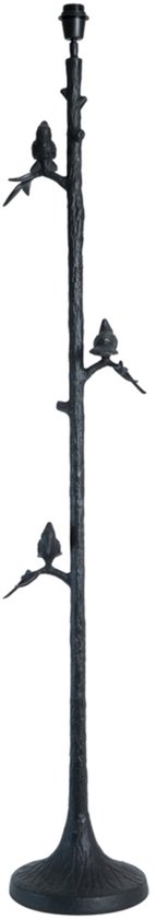 Light & Living Vloerlamp Branch - 165cm - Mat Zwart - excl. kap | bol