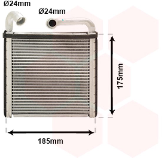 Van Wezel - KACHEL RADIATEUR VOOR AUDI A3 8V 2012-2016 5Q0819031A | bol