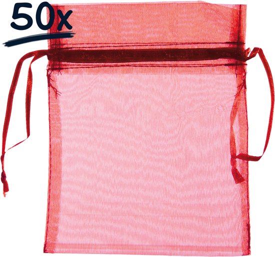 Set van 50 Organza Zakjes (12x15 cm) met Trekkkoord – Perfect voor ...