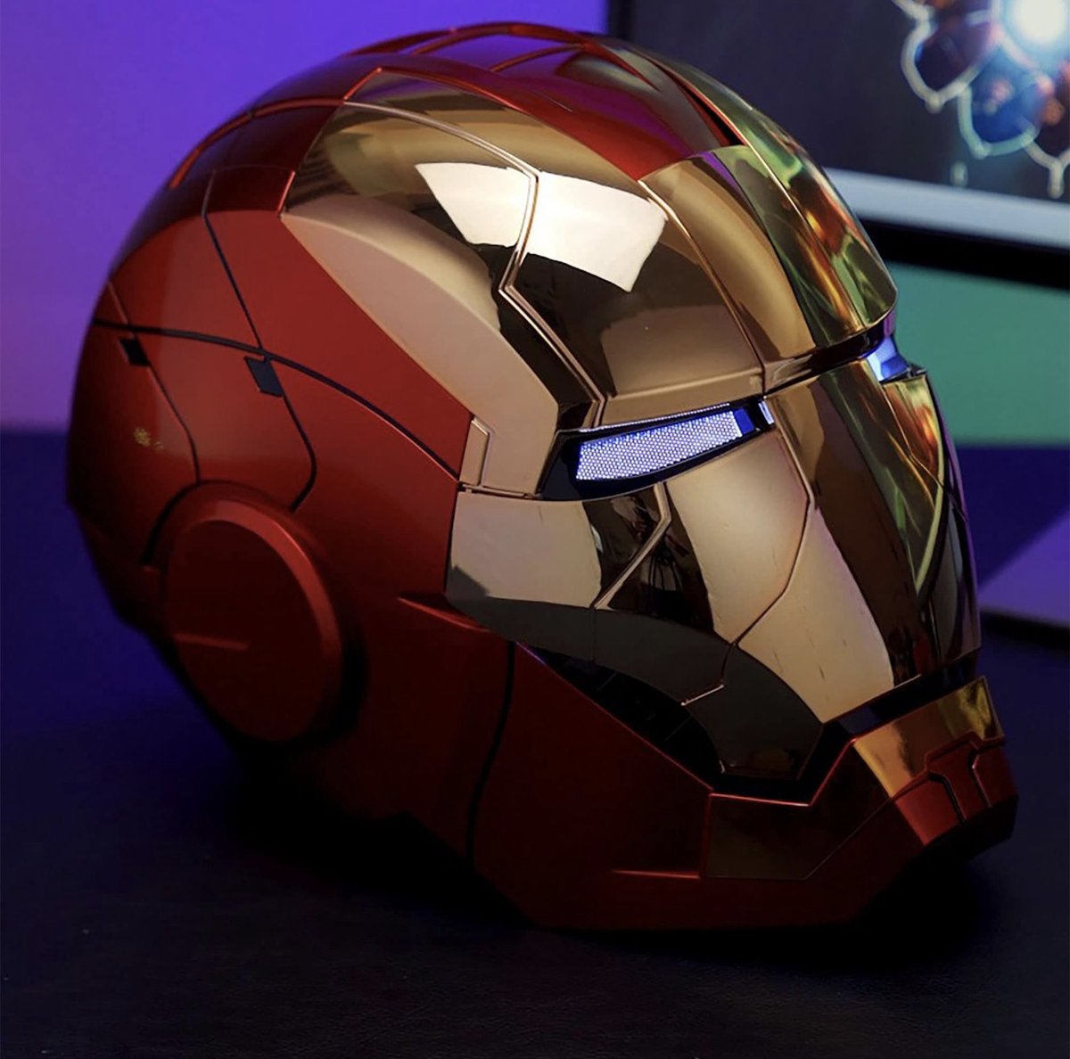 AutoKing Iron Man MK5 Gold Helmet - (Elektrisch) | bol
