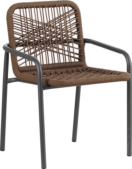 Stoel Retro - Bruin - Hout - Set van 1 - modern - deluxe | bol