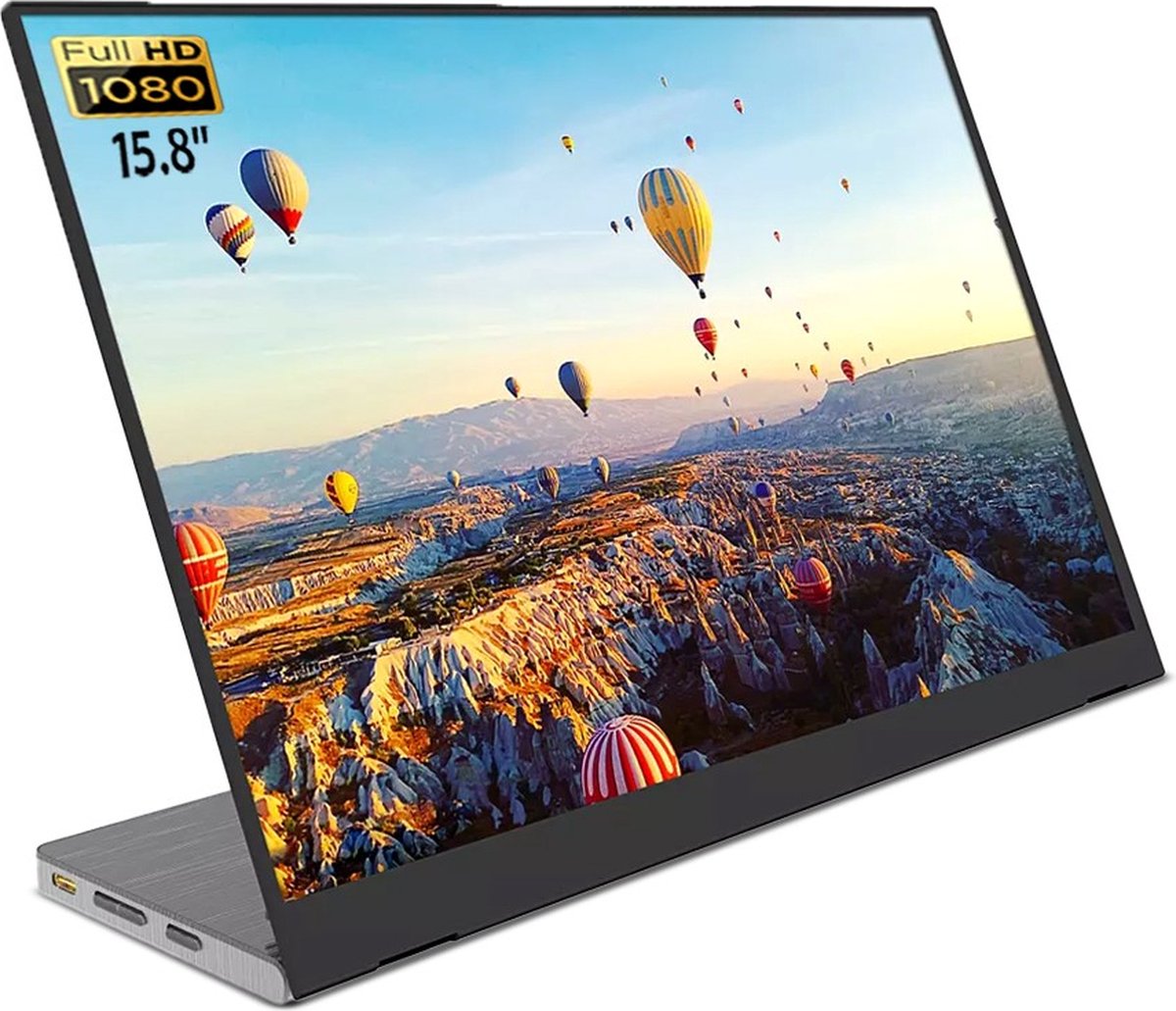 Tennex Portable Monitor - 15.8 Inch Draagbare Monitor - Full HD - HDMI ...