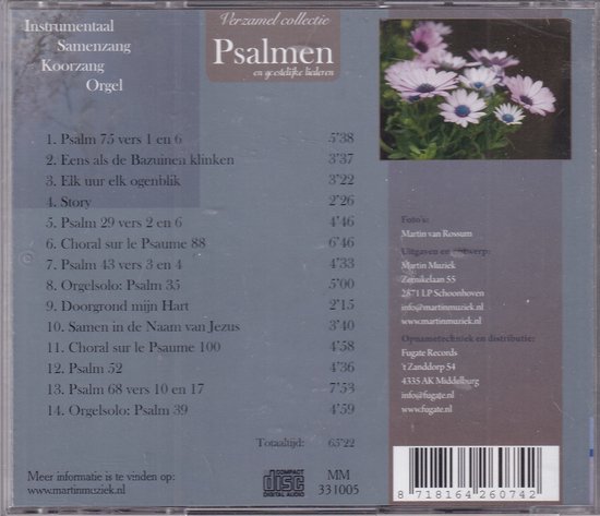 Verzamel collectie Psalmen en geestelijke liederen - Diverse koren en ...