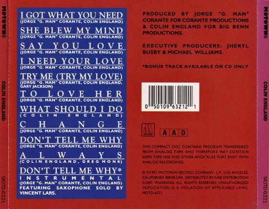 Colin England, Colin England | CD (album) | Muziek | bol