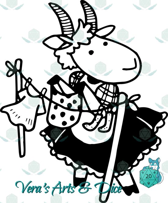 Was Ophangende Geit Sticker - Dieren in het Dagelijks Leven | Vera's ...