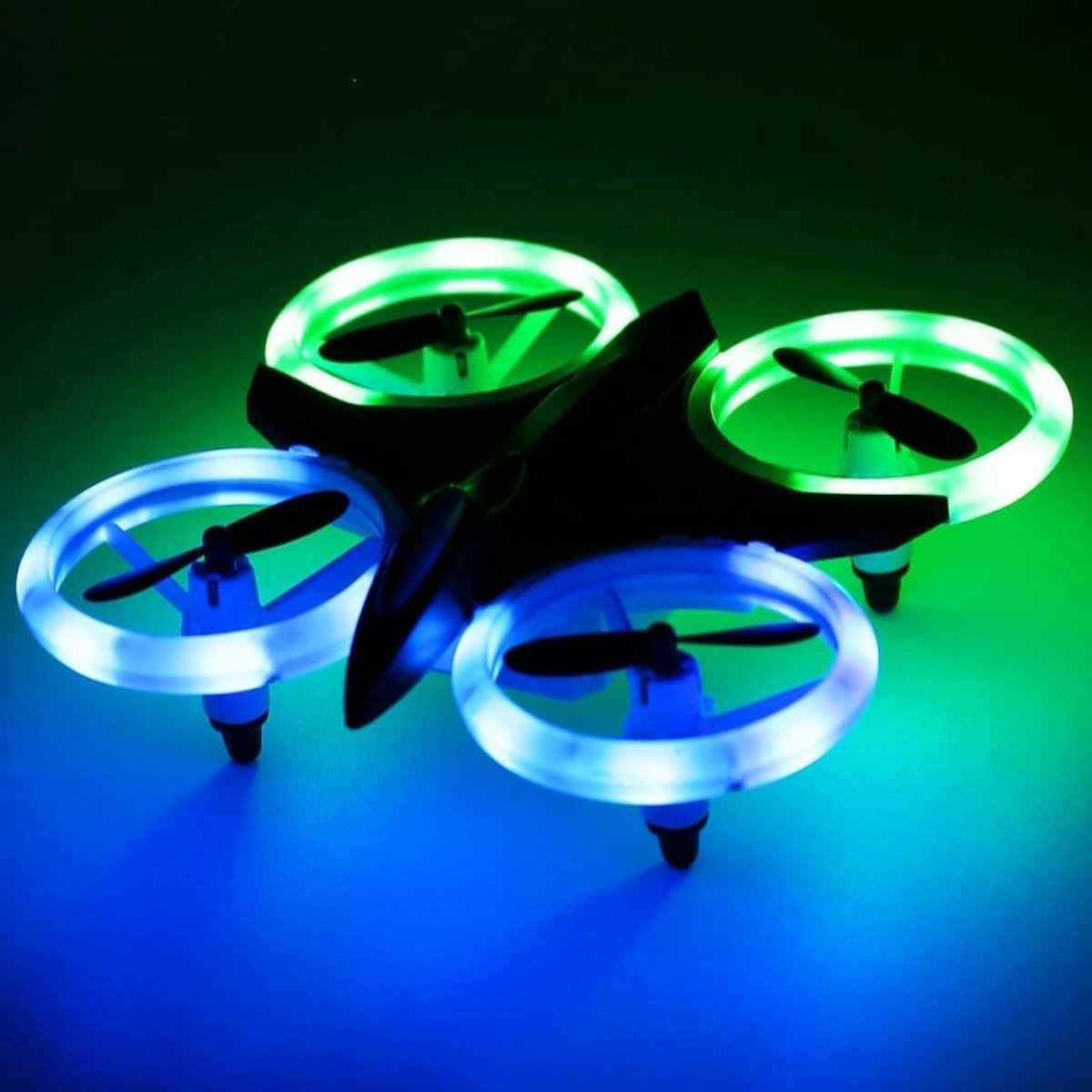 Mini drone met afstandsbediening -sprankelende Ledverlichting- voor ...