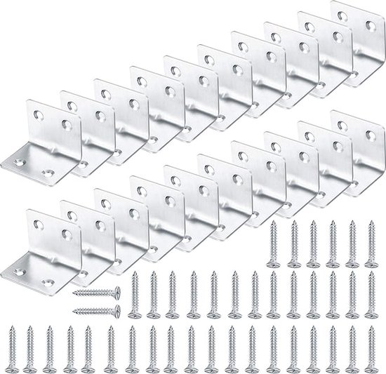 Hoekverbinders / kastverbinders/meubelverbinders/hoekverbi | bol