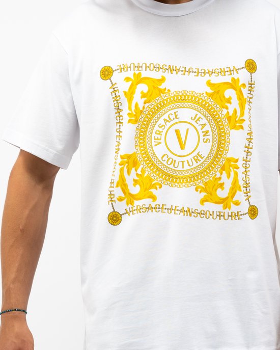 Versace Jeans Couture V-Emblem Chain T-Shirt | bol.com