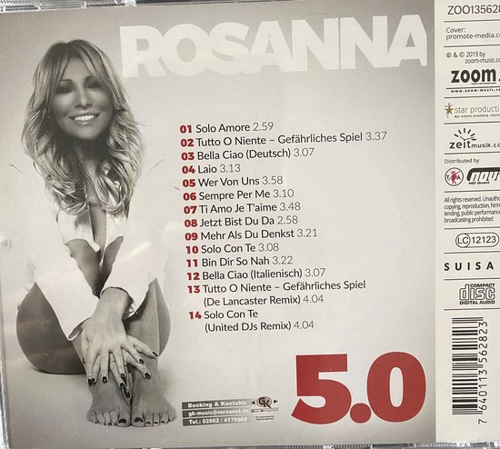 5.0, Rosanna Rocci | CD (album) | Muziek | bol