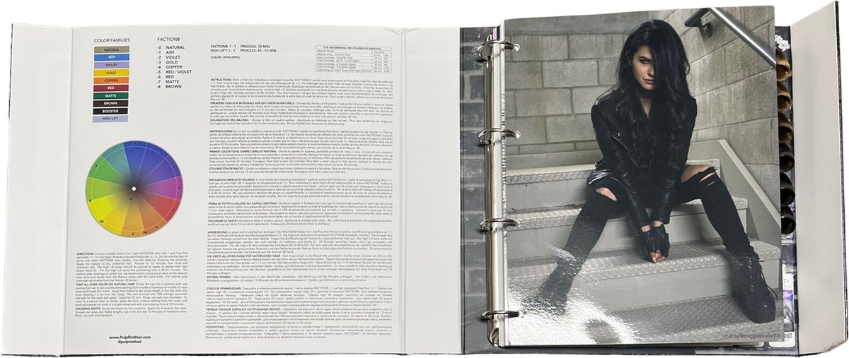 Pulp Riot Faction 8 Permanent Hair Color Prof. Kleurenkaart (94 kleuren ...