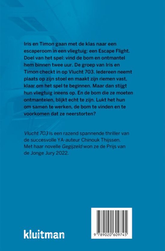 Vlucht 703, Chinouk Thijssen | 9789020609745 | Boeken | bol