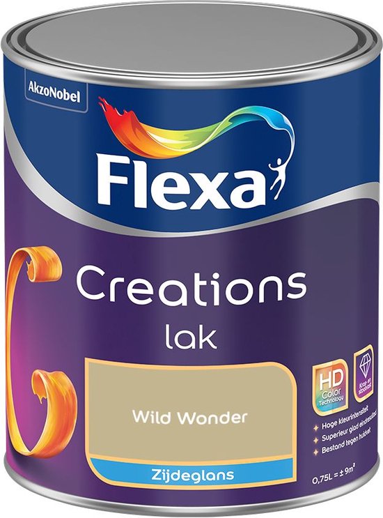 Flexa - creations lak zijdeglans - Wild Wonder - 750ml | bol
