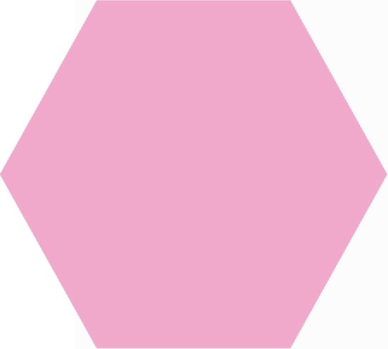 Sticker - "Roze (Hexagoon)" - Etiketten - 50x45mm Hexagoon - Roze - 500 ...