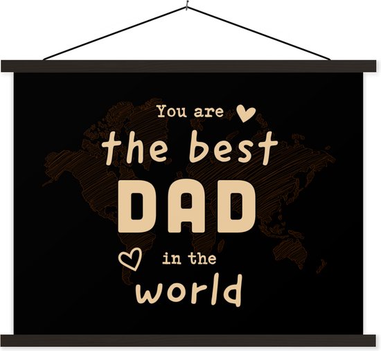 Posterhanger incl. Poster - Schoolplaat - Quotes - The best dad in the ...
