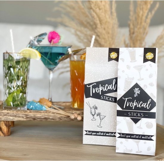 The Big Gifts - Cocktail sticks - Raspberry/Lemon/Orange - Boost jouw ...