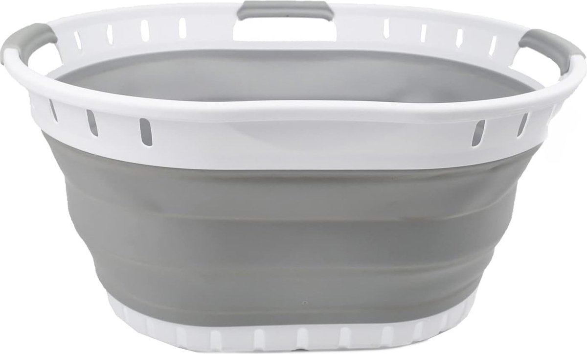 25 l opvouwbare Plastic wasmand, Opvouwbare, pop-up opslagcontainer ...
