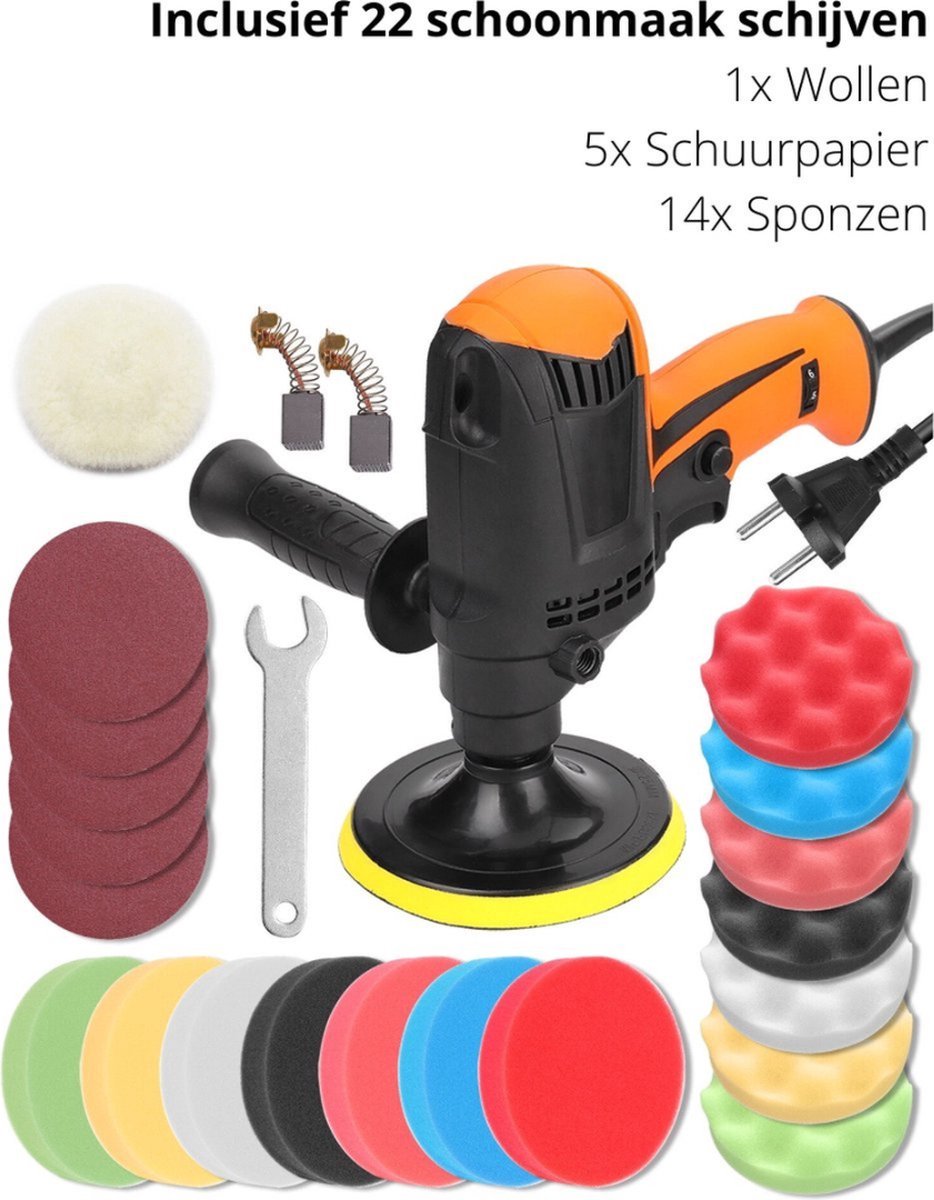 Bolture Poetsmachine - Polijstmachine Auto 6 Standen - Poliermachine 22 ...