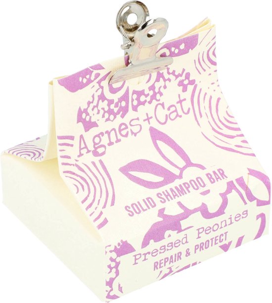Shampoo Bar Agnes + Cat Pressed Peonies Haarverzorging Solid Haarzeep ...