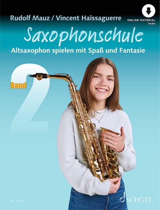 Schott Music Saxophonschule 2 - Lesboek voor houten blaasinstrumenten | bol