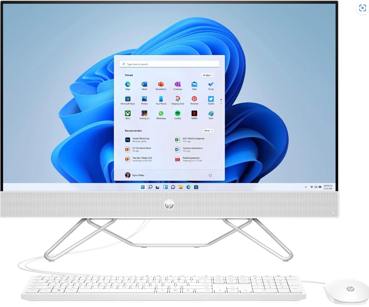 HP 27-CB1300NG, All-in-One PC met 27 inch beeldscherm, AMD Ryzen™ 5 ...