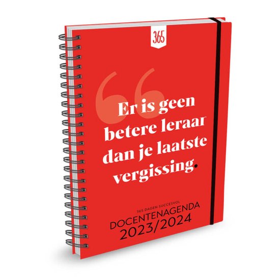 365 Dagen Succesvol Docentenagenda 2024 - A4 | bol.com